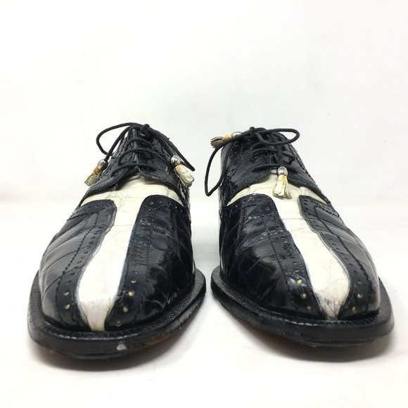 Fennix | Shoes | Mens Fennix Italy Oxfords Shoes Size 5 Black White ...